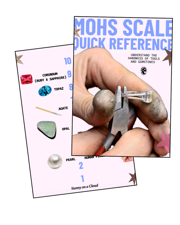 Free Mohs Scale Worksheet for Jewellers & Beginners – Sunny on a Cloud