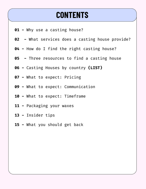 Casting Houses: Complete Guide – Sunny on a Cloud